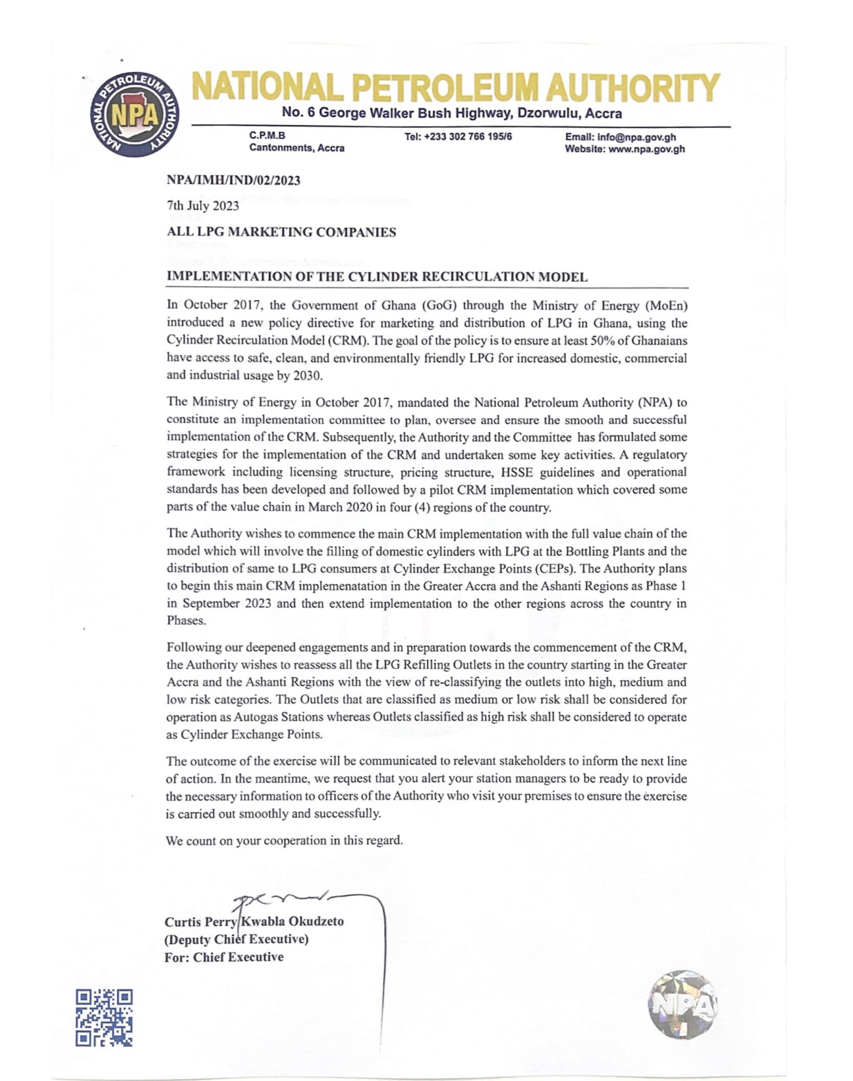 NPA to implement Cylinder Recirculation this September | TechFocus24