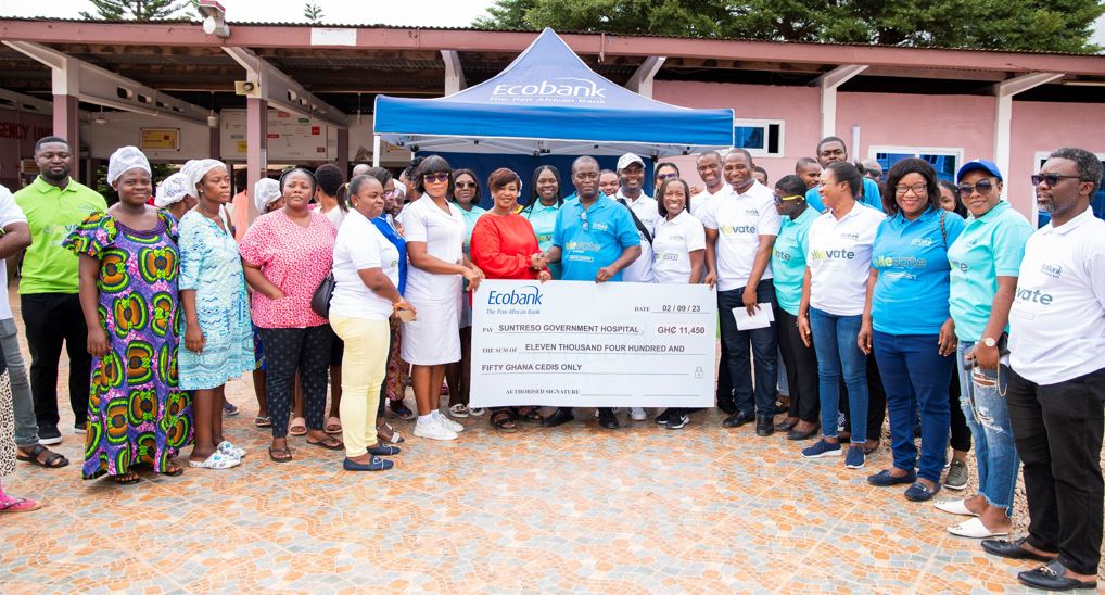 ECOBANK Ghana staff make donations worth GHS280k to deprived ...